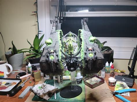 Finished My Tesseract Vault R Necrontyr