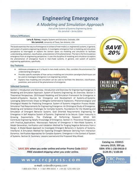 Pdf Engineering Emergence A Modeling And Simulation Approach