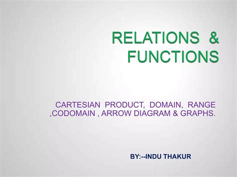 Relations And Functionspps