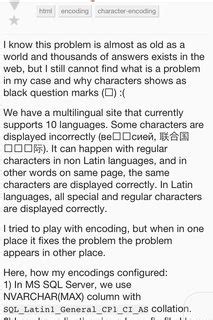 Html Multilingual Site Character Enconding Stack Overflow