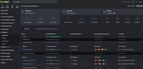 Automated Compliance For Network Devices Using Network Configuration Management
