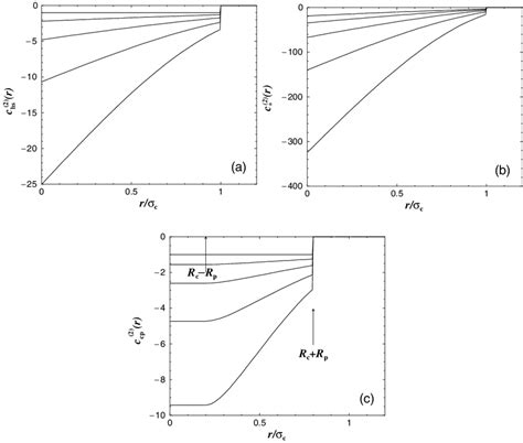 Pair Direct Correlation Functions For η C 0 01 02 03 04 From