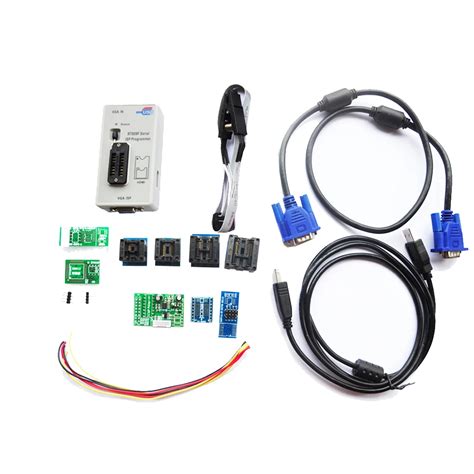 Newest RT809F LCD Serial ISP USB Programmer 8PCS Adapters SOP8 IC Test