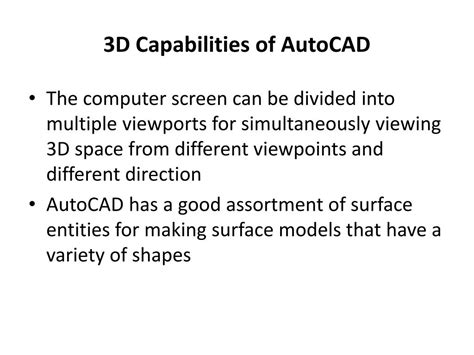 Ppt 3 D Autocad Powerpoint Presentation Free Download Id 6834976
