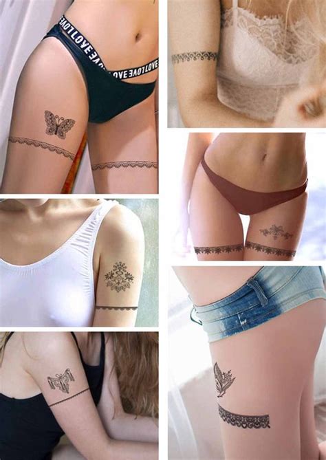 Grote Sexy Lace Neptattoo Fst Carnaval Tijdelijke Tattoos Nep Tatoeage Tattoo Bol Com