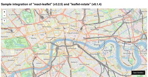React Leaflet Forked Codesandbox