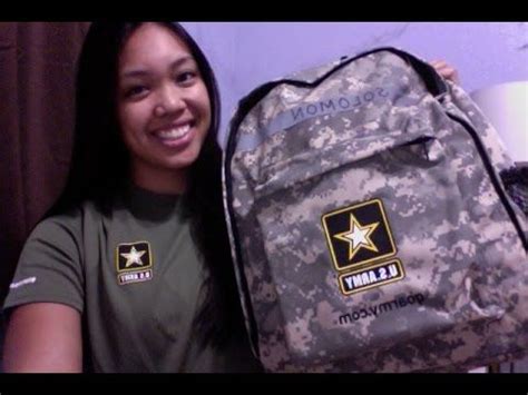 Army Basic Female Packing List YouTube Army Basic Training Us Army Basic Training Army Nurse