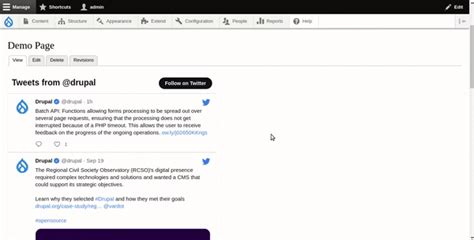 Drupal Twitter Feeds Drupal Org