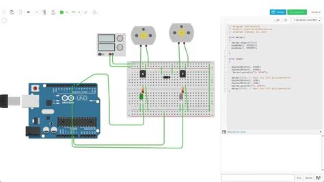 Simulating Dc Motor Control With Bjt Transistors Using Arduino Youtube