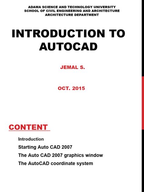 Autocad Ppt 1 Pdf Autodesk Computer Aided Design
