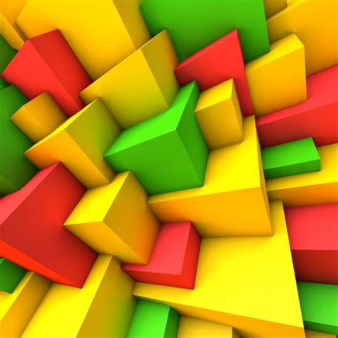 Premium Vector Abstract Background With Colorful Cubes