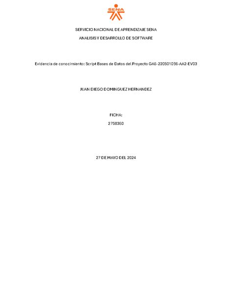 Script Bases De Datos Del Proyecto Ga6 220501096 Aa2 Ev03