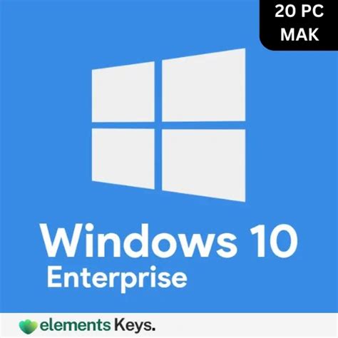 Buy Windows 10 Enterprise Mak Key 20 Pcs Lifetime License