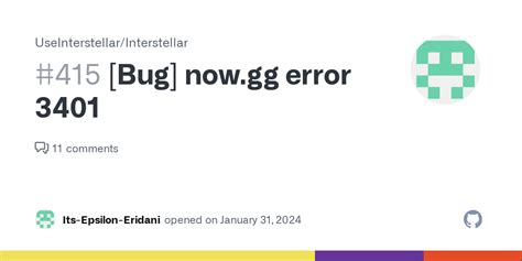 Bug Nowgg Error 3401 · Issue 415 · Useinterstellarinterstellar