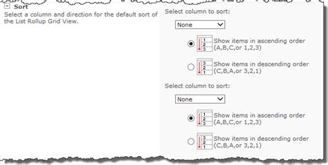 Display A List Rollup Schema Using The Grid View Bamboo Solutions