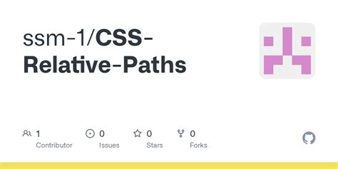 Github Ssm 1css Relative Paths