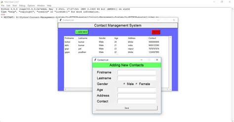 Contact Management System In Python With Source Code Free Source Code