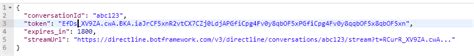 directlineapi testing with custom client and postman microsoft bot
