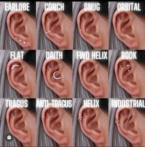 Pin By P A T S Y On P I E R C I N G S In 2024 Ear Piercings Chart