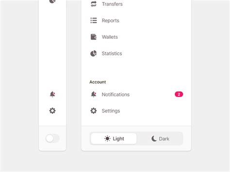 Sidebar Navigation Design By Diana Palavandishvili For Fintory