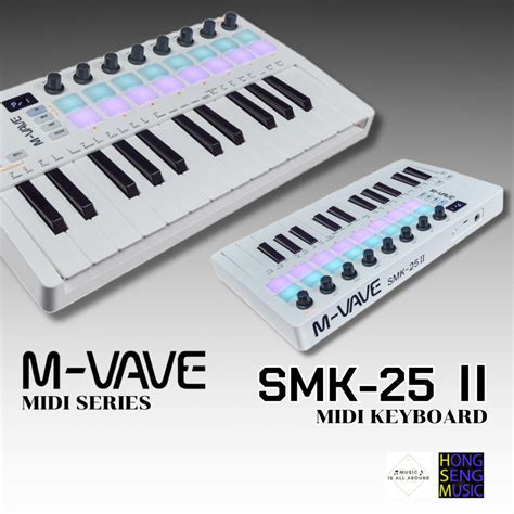 M Vave Midi Series รุ่น Smk 25ii Midi Keyboard Shopee Thailand