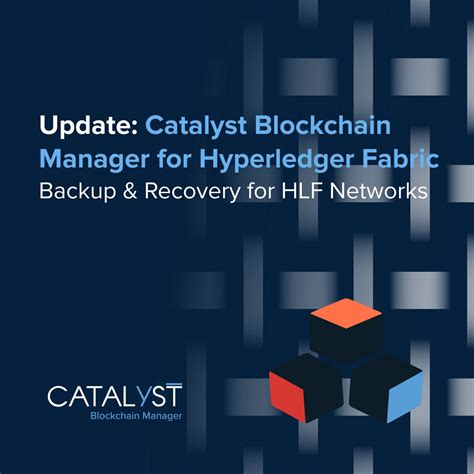 Catalyst Blockchain Manager On Linkedin Catalystblockchainmanager Hyperledgerfabric