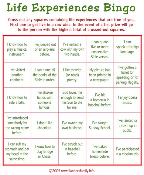 Icebreaker Bingo Template