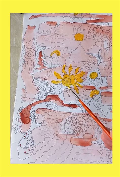 ძალიან მომენატრა ხატვა და დღეს გული ვიჯერე 😊😊😊😊🌞🌞🌞🌞🌞 Youtube