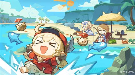 バーバラ 原神 琴 ジン 原神 クレー 原神 壁紙配布 イベント旅の絵本の壁紙を配布いたします ぜひお好きなデザイン