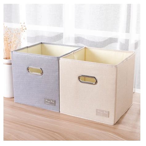 Портативный складной квадратный ящик для хранения ткани Оксфорд 27 27 27 см Шкаф Ящики для