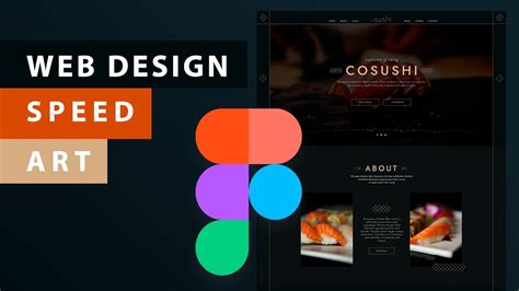 Web Design Speed Art Restaurant Youtube