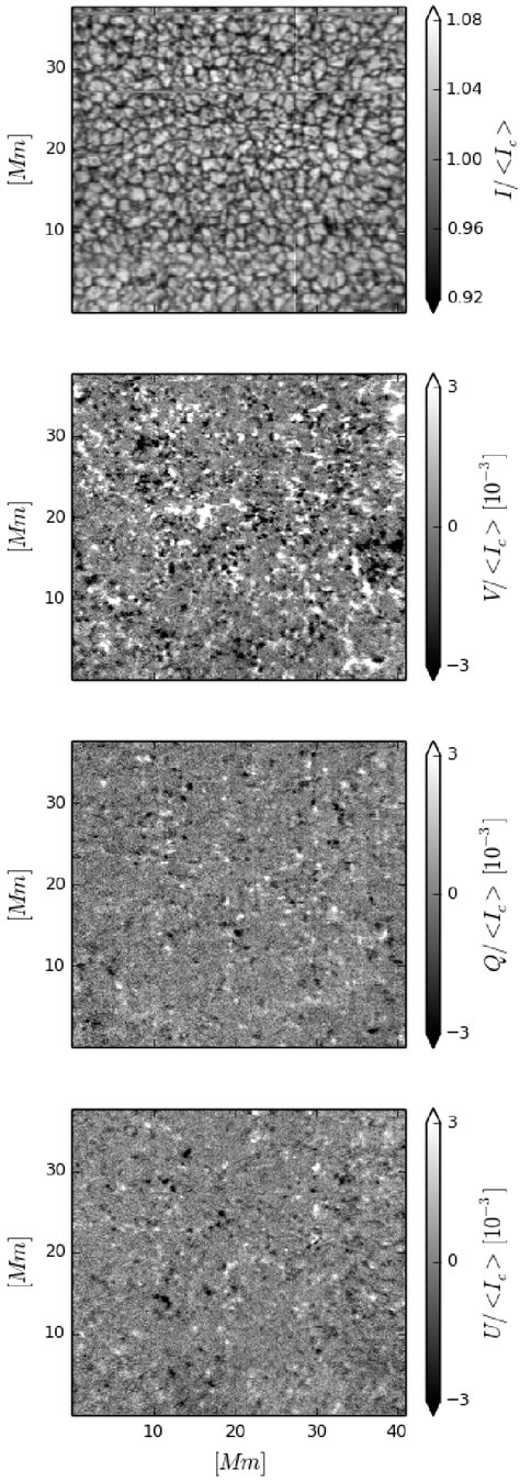 Intensity And Polarization Maps Of Dataset 1 Observed On 2018 August 29