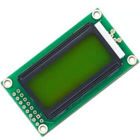 8x2 Lcd Module Green Robocraze