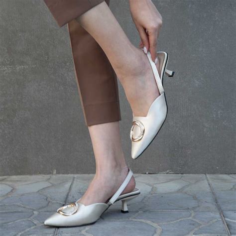 کفش پاشنه دار 3ردیف نگین Handmade مرکز خرید دیبا