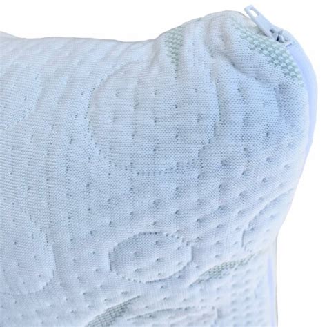 Bamboo Memory Foam Lumbar Pillow Machine Washable Eco Friendly Back