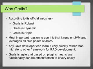 Introduction To Grails Ppt