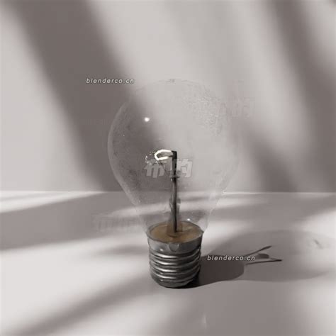 Blender电灯泡模型 Blender布的116 Blender布的