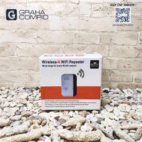 Wifi Repeater 300mbps Repeater Wireless Penguat Sinyal Booster Wifi Graha Computer