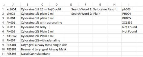 Searching Excel Table With Multiple Criteria Returning Multiple