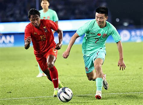 ဟန်ကျိုး အာရှအားကစားပြိုင်ပွဲ အမျိုးသားဘောလုံးပြိုင်ပွဲ အုပ်စု A ဒုတိယအကျော့ ပြိုင်ပွဲတွင် မြန