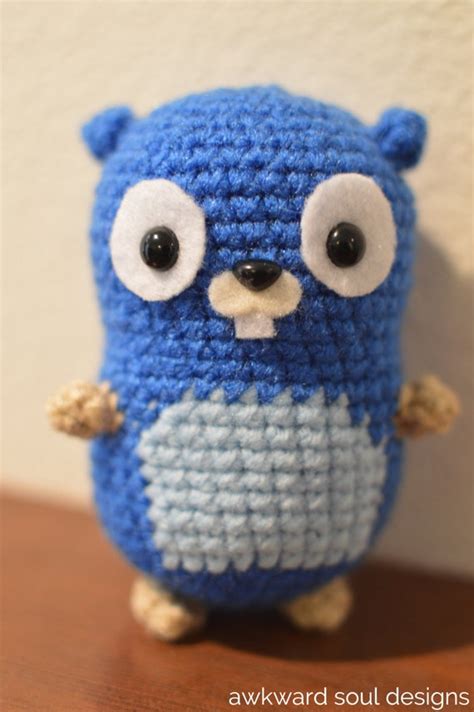 Gopher Amigurumi Crochet Doll Pattern Pdf