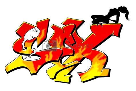 Sexy Graffiti By Oxygen64 Vectors And Illustrations With Unlimited