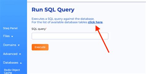 Running Sql Queries Inside Staq Panel Managed Wordpress Hosting Platform