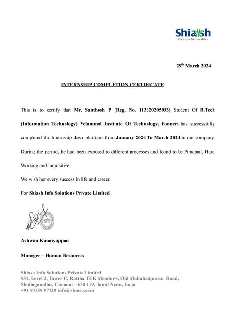 Santhosh P On Linkedin Internship Java Fullstack Opentowork