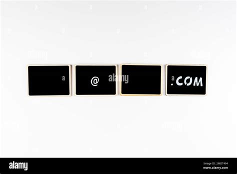 Blank Email Address Template Mock Up Corproate Business Or Private