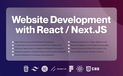 Be Your React Js Next Js Developer By Dexacord Fiverr