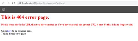 Aem Error Handling Using The Acs Aem Commons Package Stack Overflow