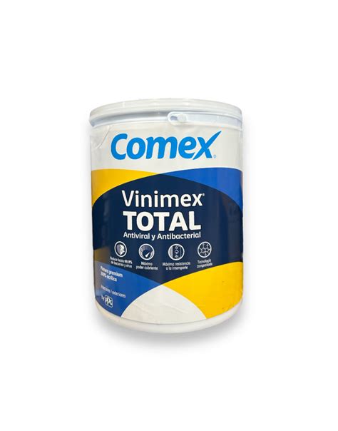 Vinimex Total Ultralavable Mate Blanco 1 Lt Barata Del Valle