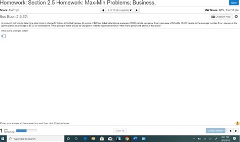 Solved Homework Section 2 5 Homework Max Min Problems Chegg
