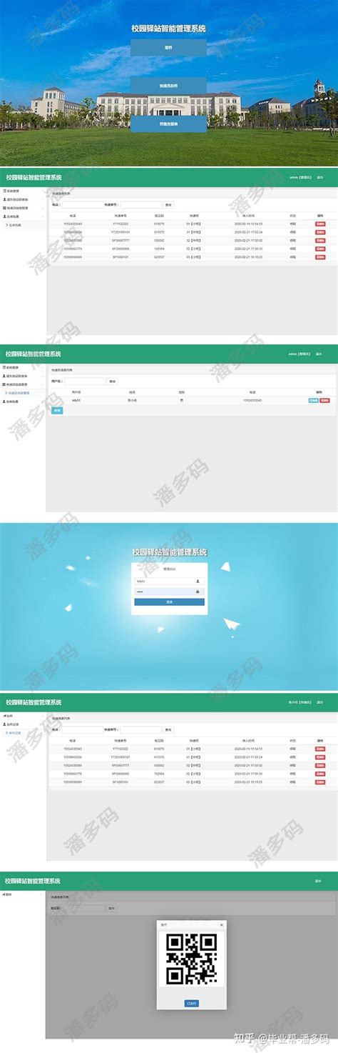 毕业设计选题推荐 校园驿站智能管理系统 知乎